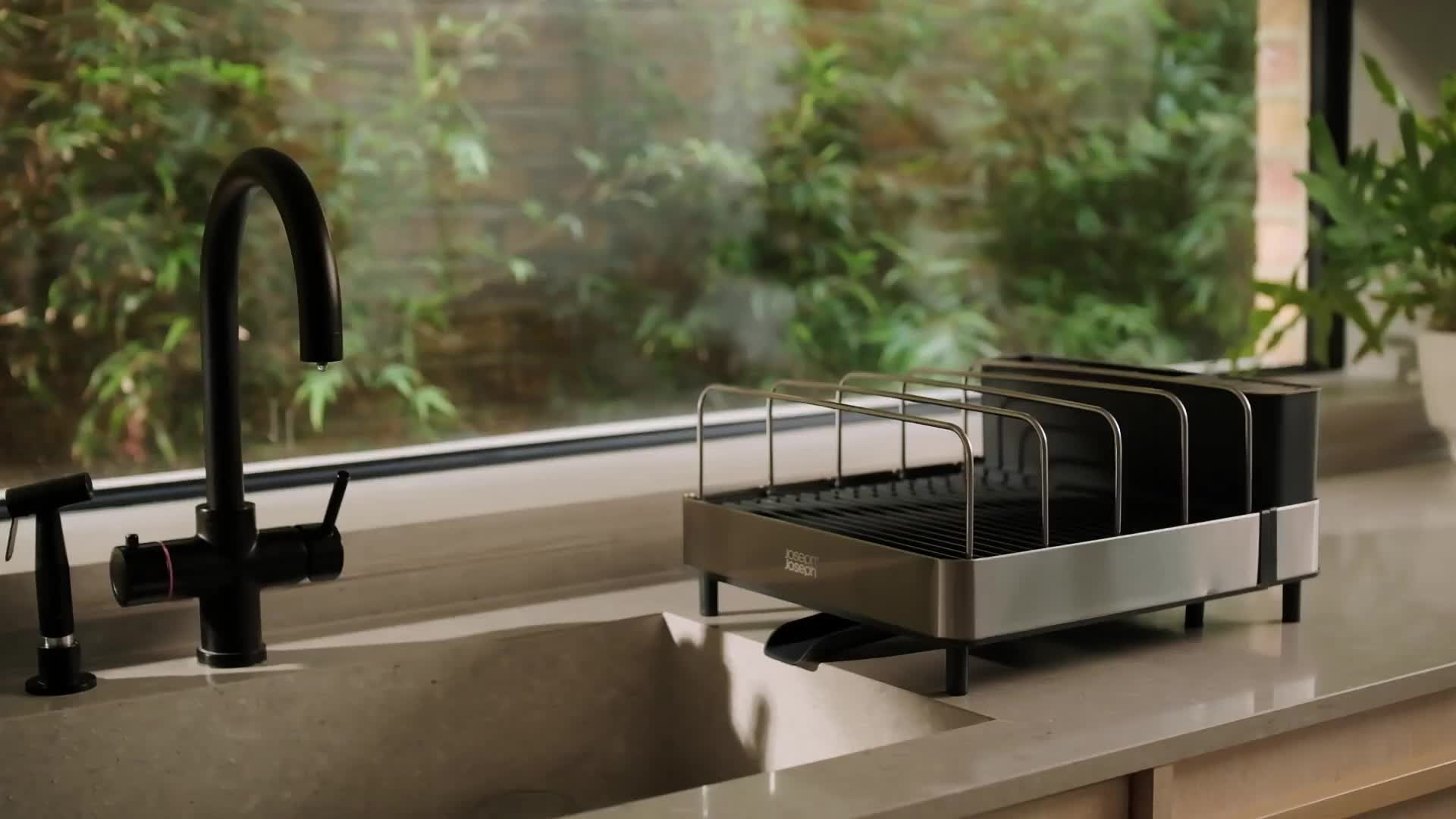 Large Expandable Dish Drainer for Cookware | Joseph Joseph UK